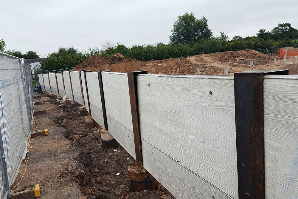 King Post Wall | Aarsleff