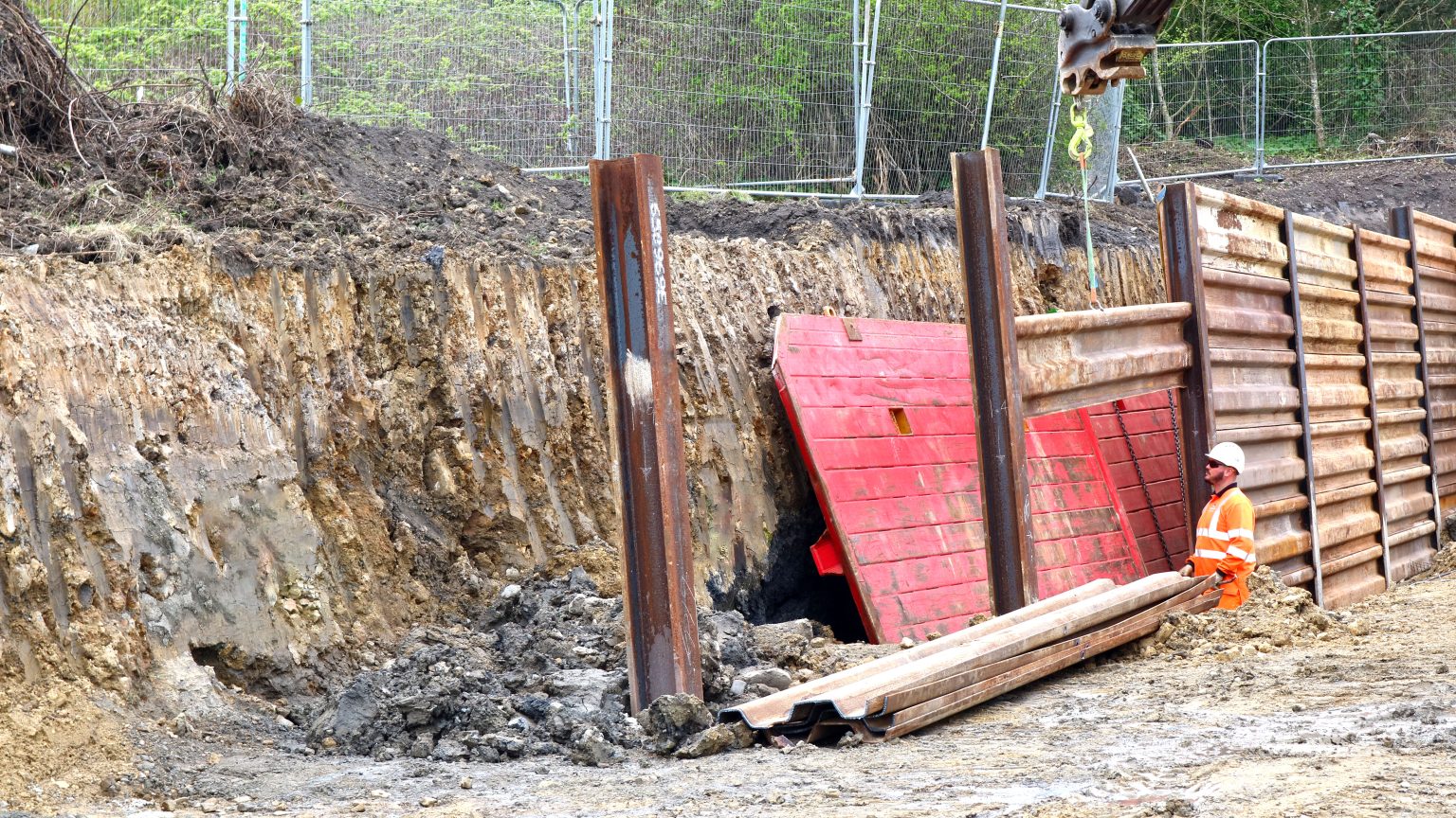 King Post Wall Solution Collaboration - Aarsleff Ground Engineering